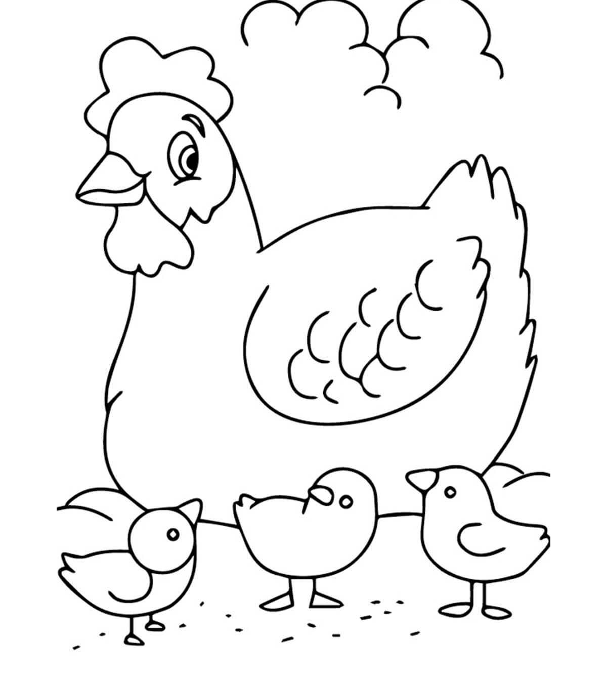 Disegni Pollo Da Colorare Disegni Da Colorare Gratis