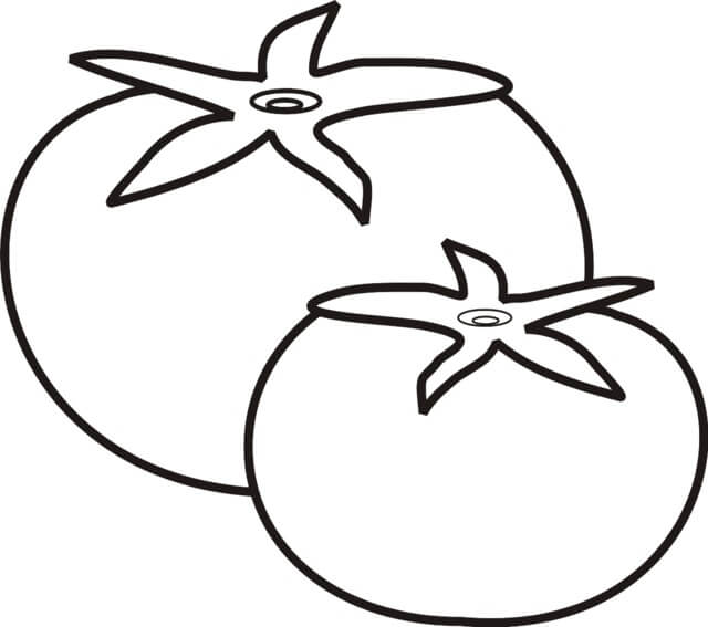 Disegni di Pomodoro da colorare - Disegni-Colorare.Com