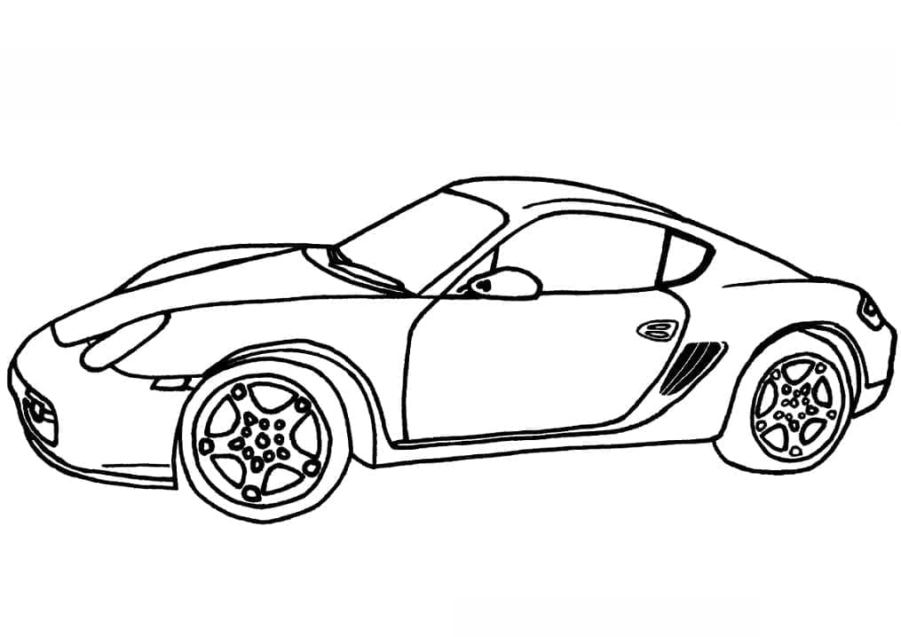 Disegni di Porsche da colorare - Disegni-Colorare.Com