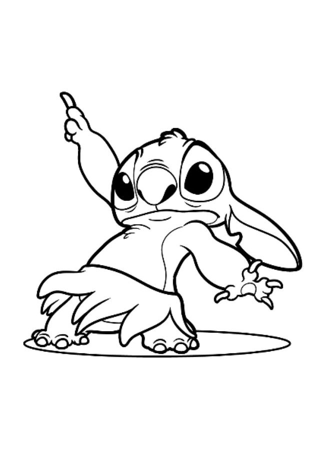 Disegni di Lilo e Stitch da colorare - Disegni-Colorare.Com