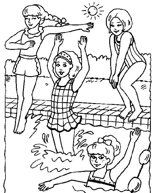 Disegni di Nuoto da colorare - Disegni-Colorare.Com Disegni di Nuoto da colorare - Disegni-Colorare.Com