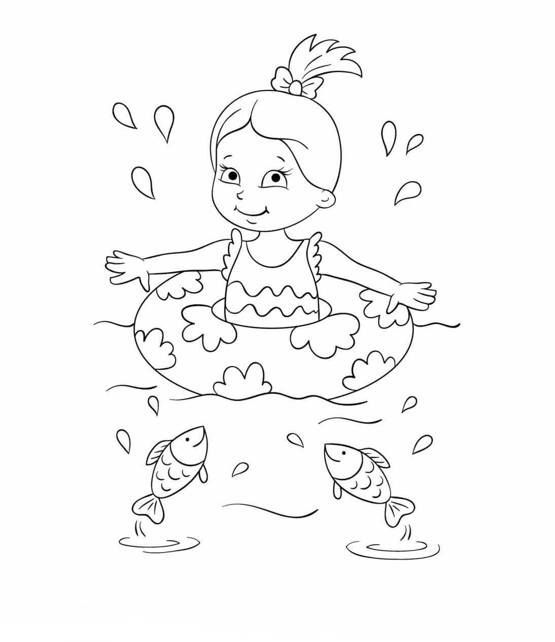 Disegni di Nuoto da colorare - Disegni-Colorare.Com Disegni di Nuoto da colorare - Disegni-Colorare.Com