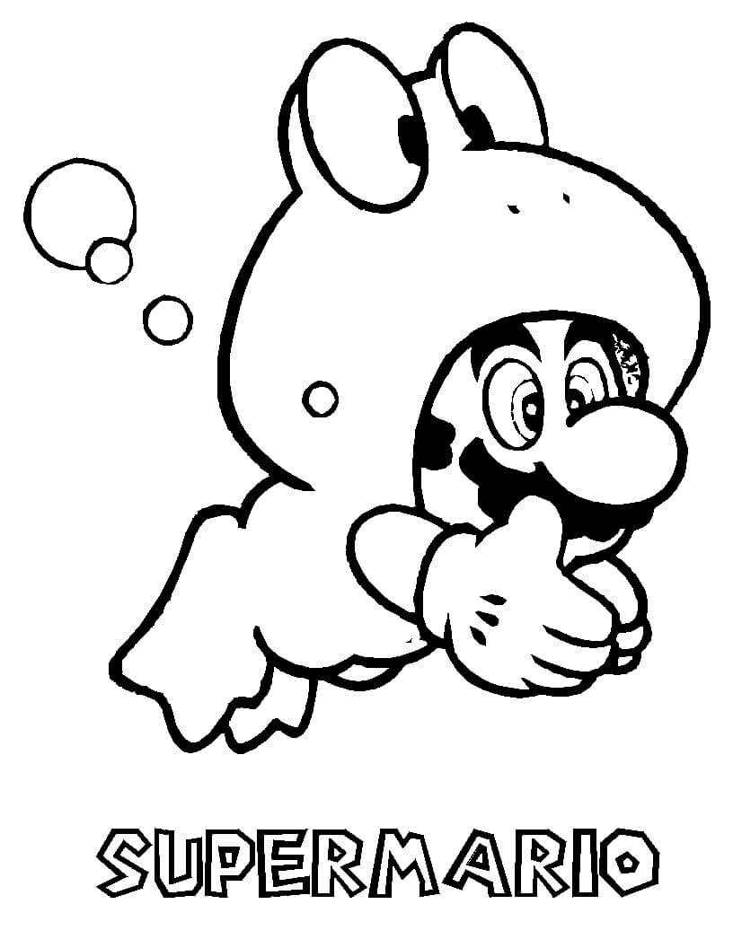 Disegni di Super Mario da colorare - Disegni-Colorare.Com