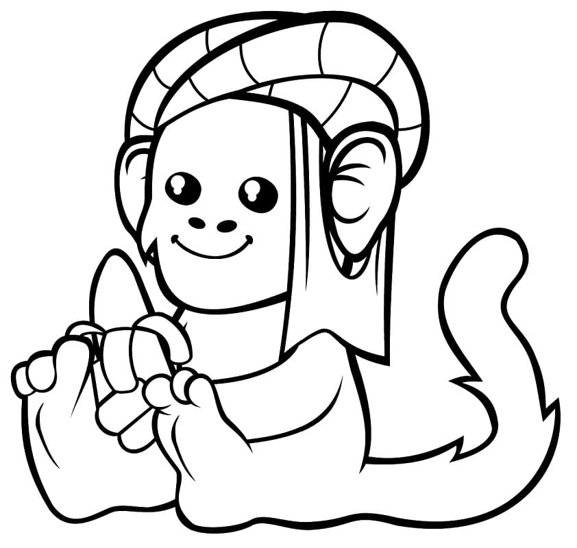 Disegni Di Scimmia Da Colorare Disegni Colorare Com