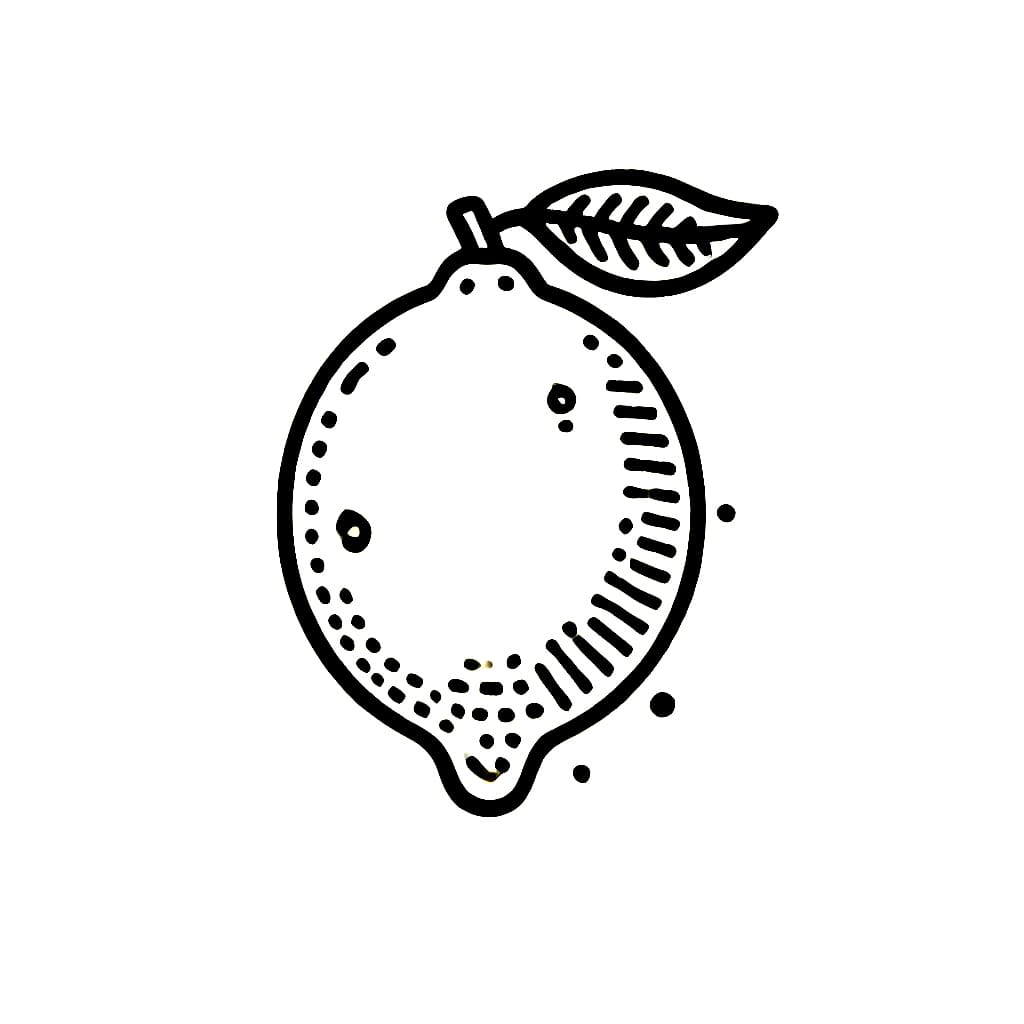 Disegni di Limone da colorare - Disegni-Colorare.Com