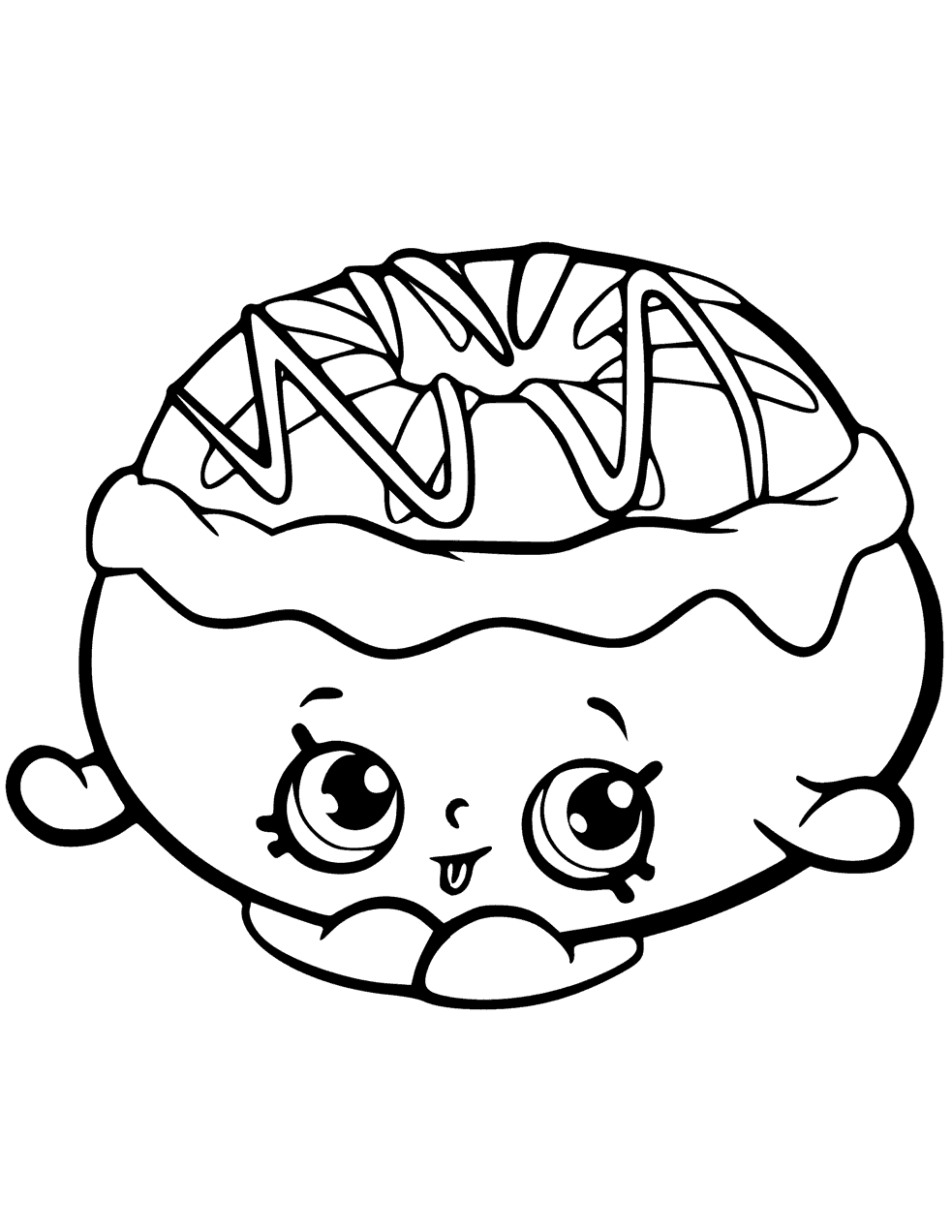 Disegni di Ciambelle da colorare - Disegni-Colorare.Com