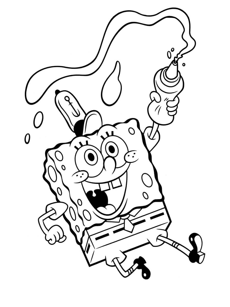 Disegni di SpongeBob da colorare - Disegni-Colorare.Com