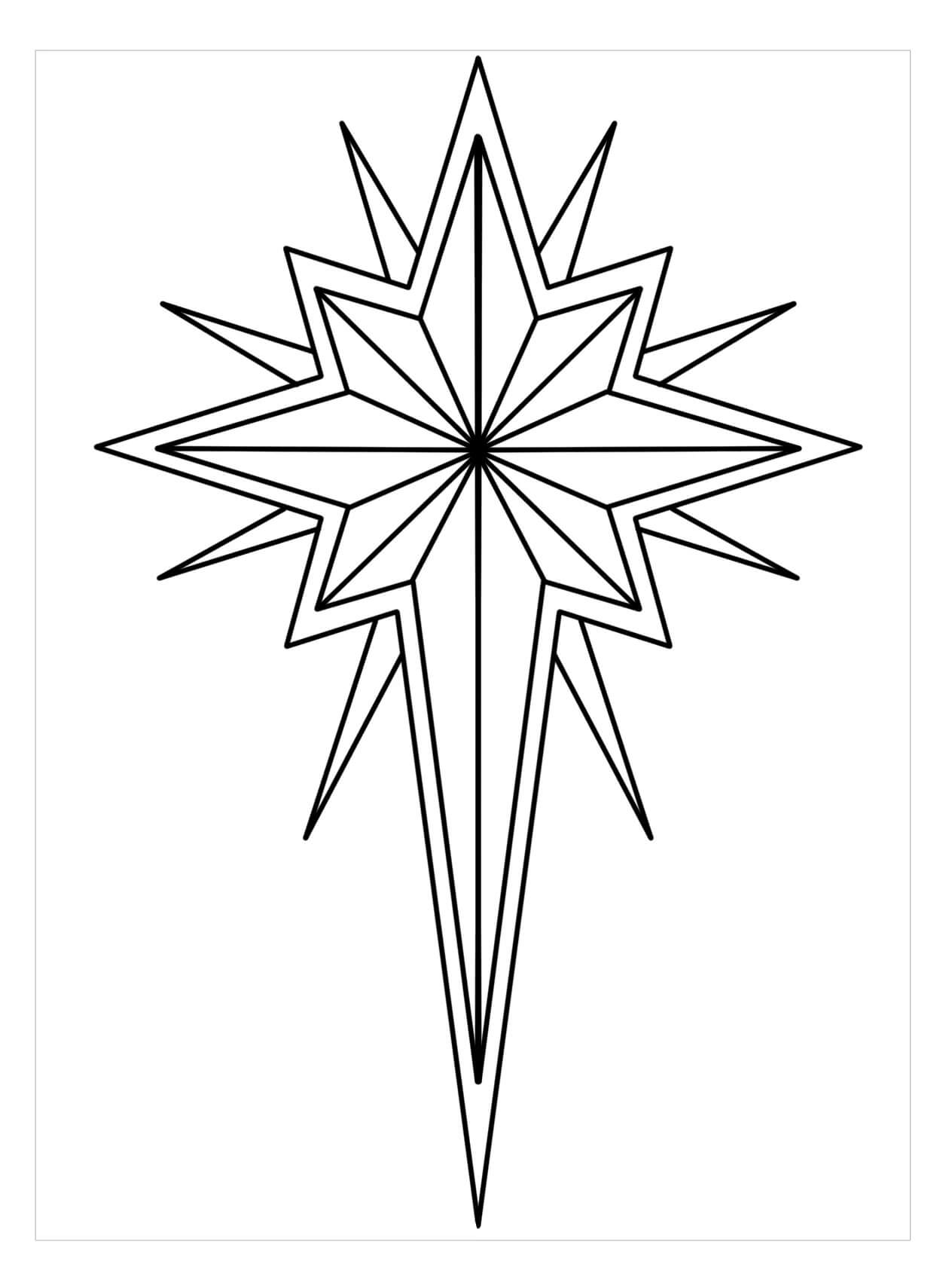 Disegni di Stella da colorare - Disegni-Colorare.Com