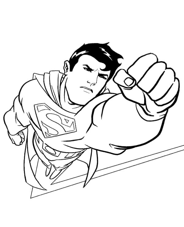 Disegni di Superman da colorare - Disegni-Colorare.Com