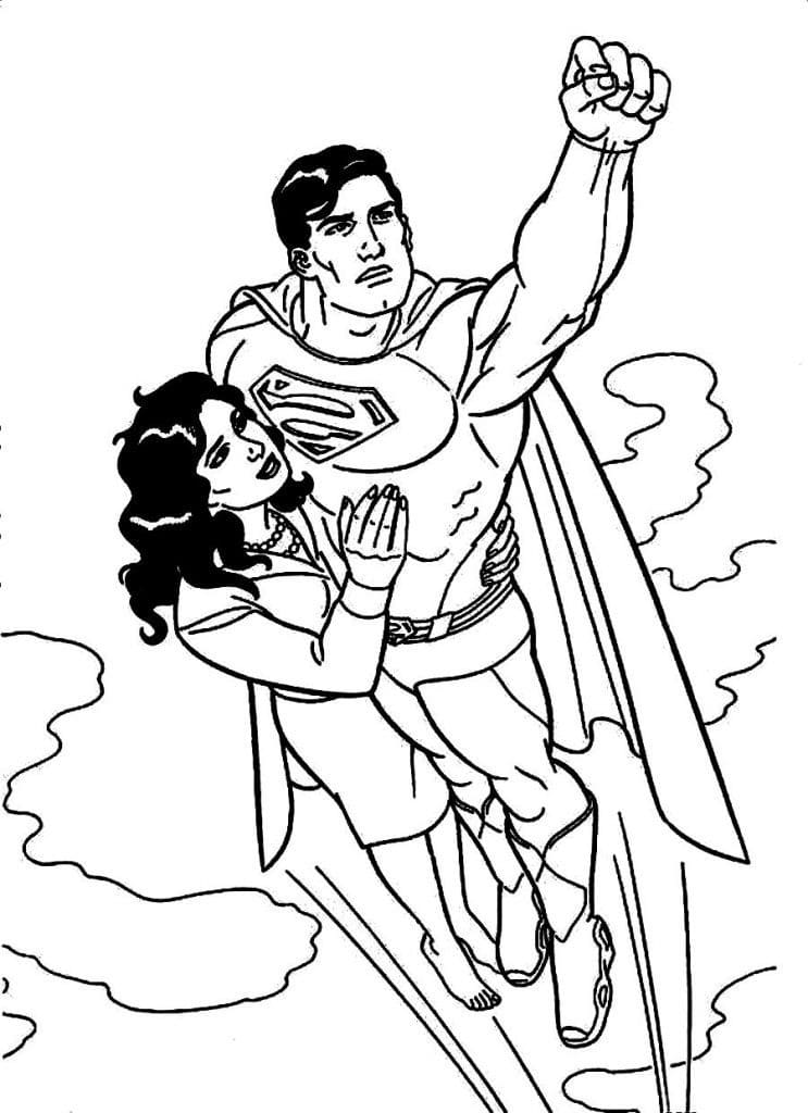 Disegni di Superman da colorare - Disegni-Colorare.Com