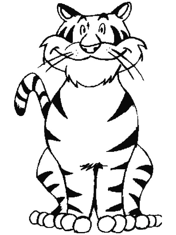 Disegni di Tigre da colorare - Disegni-Colorare.Com