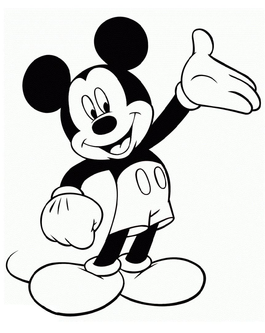 Disegni di Topolino da colorare - Disegni-Colorare.Com