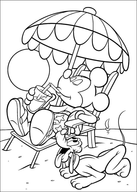 Disegni di Topolino da colorare - Disegni-Colorare.Com