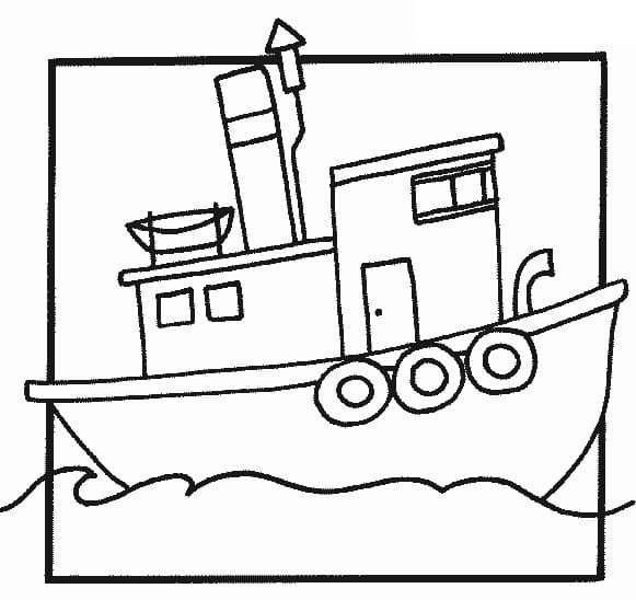 Disegni di Barche da colorare - Disegni-Colorare.Com