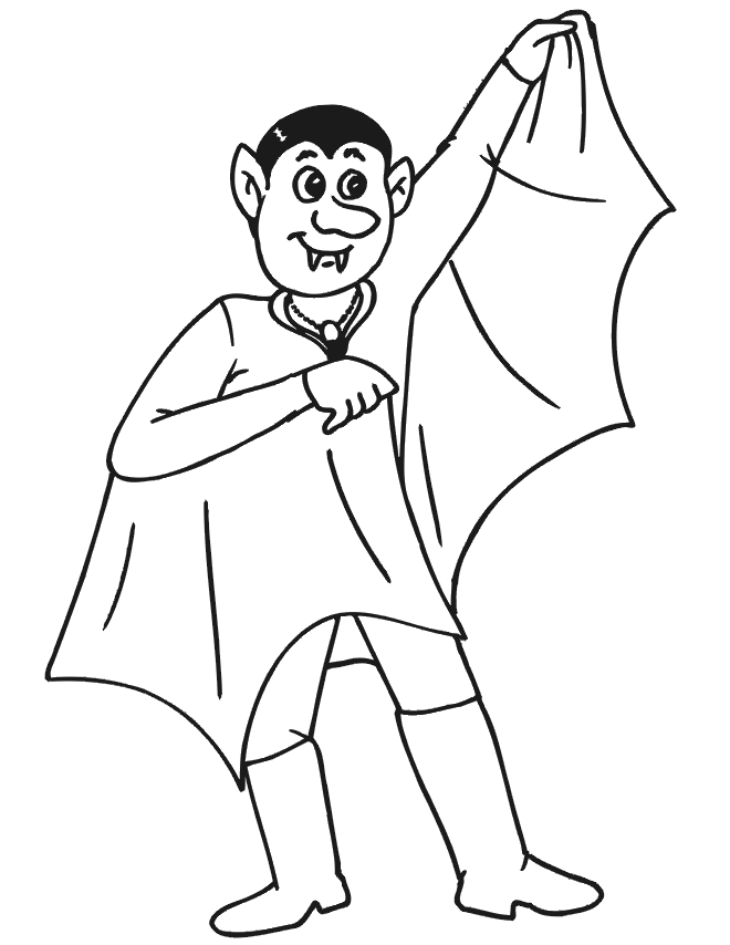 Disegni di Vampiri da colorare - Disegni-Colorare.Com